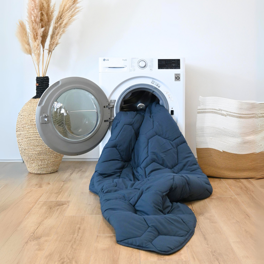 HappyBed Dark Blue - Zomerdekbed voor de warme dagen