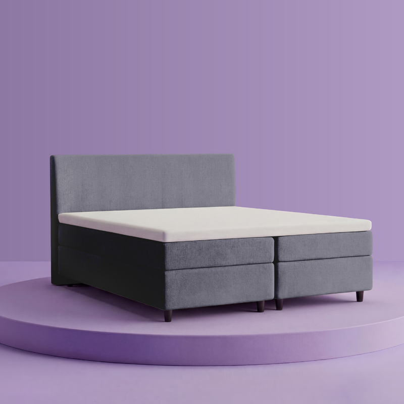Buy a Luxury Box Spring Bed? HappyBed Box Spring Bed with Topper | Free ...
